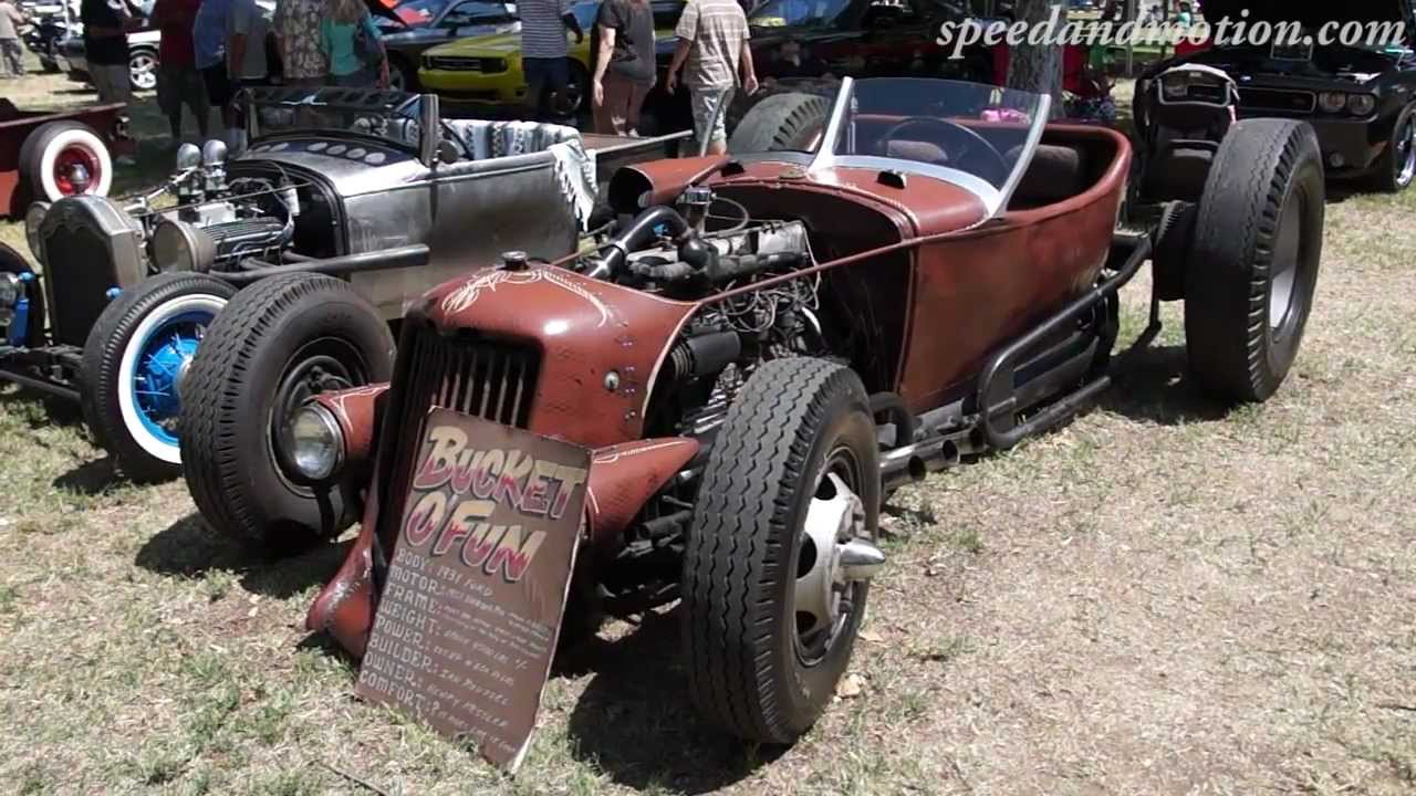 RAT RODS - custom hot rods at a show - YouTube