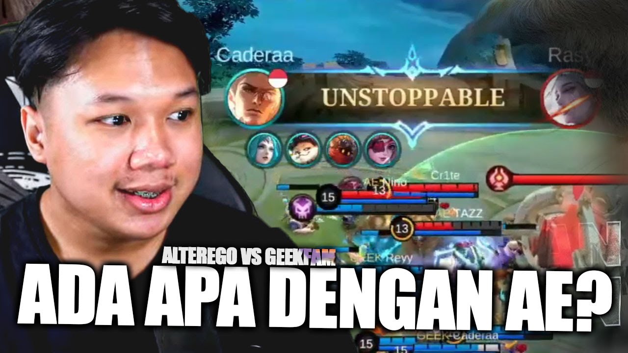 TAZZ KEBANYAKAN MAIN RP JADI OLENG! GEEKFAM VS ALTER EGO MATCH 1 MPL ...
