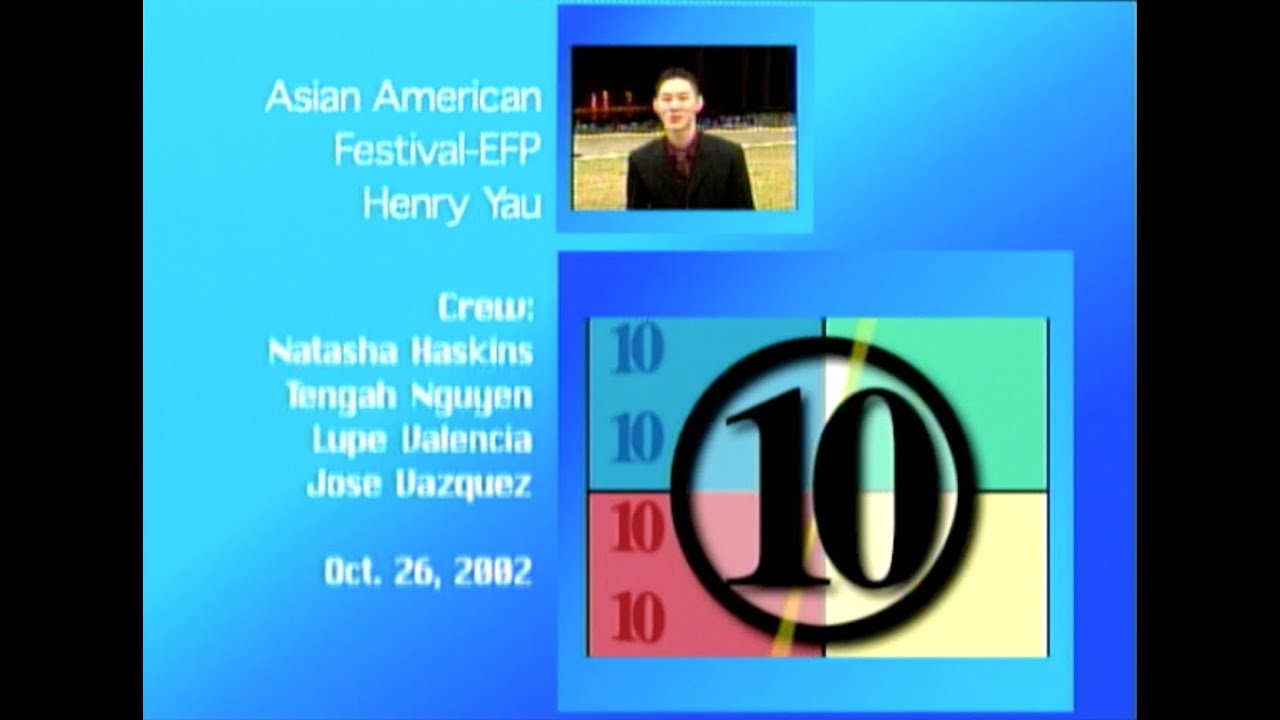 Video Workshop 2002 - 23rd Asian American Festival - EFP - Reporter ...