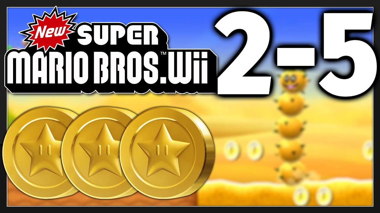New Super Mario Bros. Wii 2-5 ALL STAR COINS - YouTube
