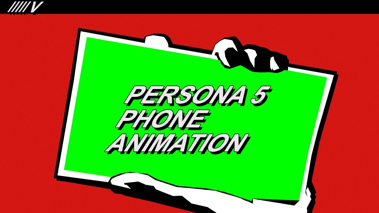 Persona 5: Phone Animation and Transition + Examples - YouTube
