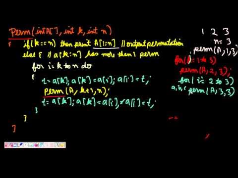 Programming Interviews: Write All Permutations of a String - YouTube