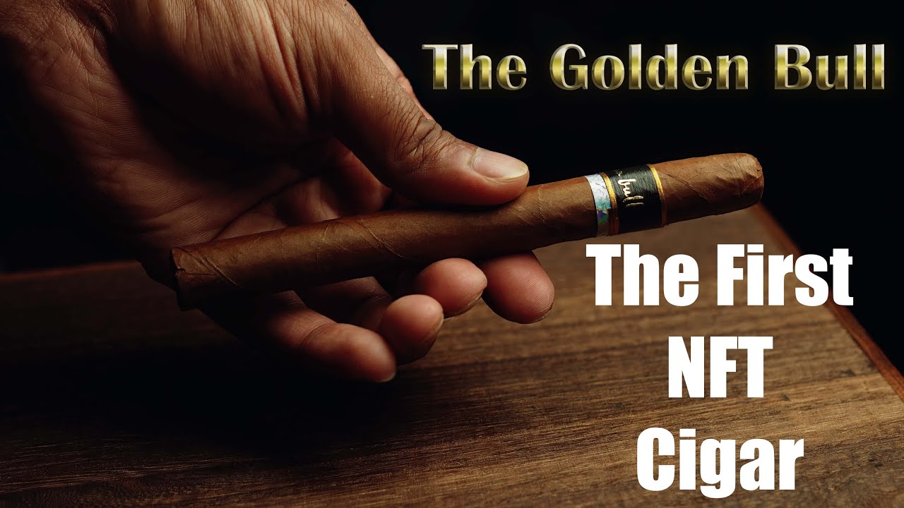 La Flor Dominicana Andalusian Bull: The Golden NFT Cigar Review - YouTube