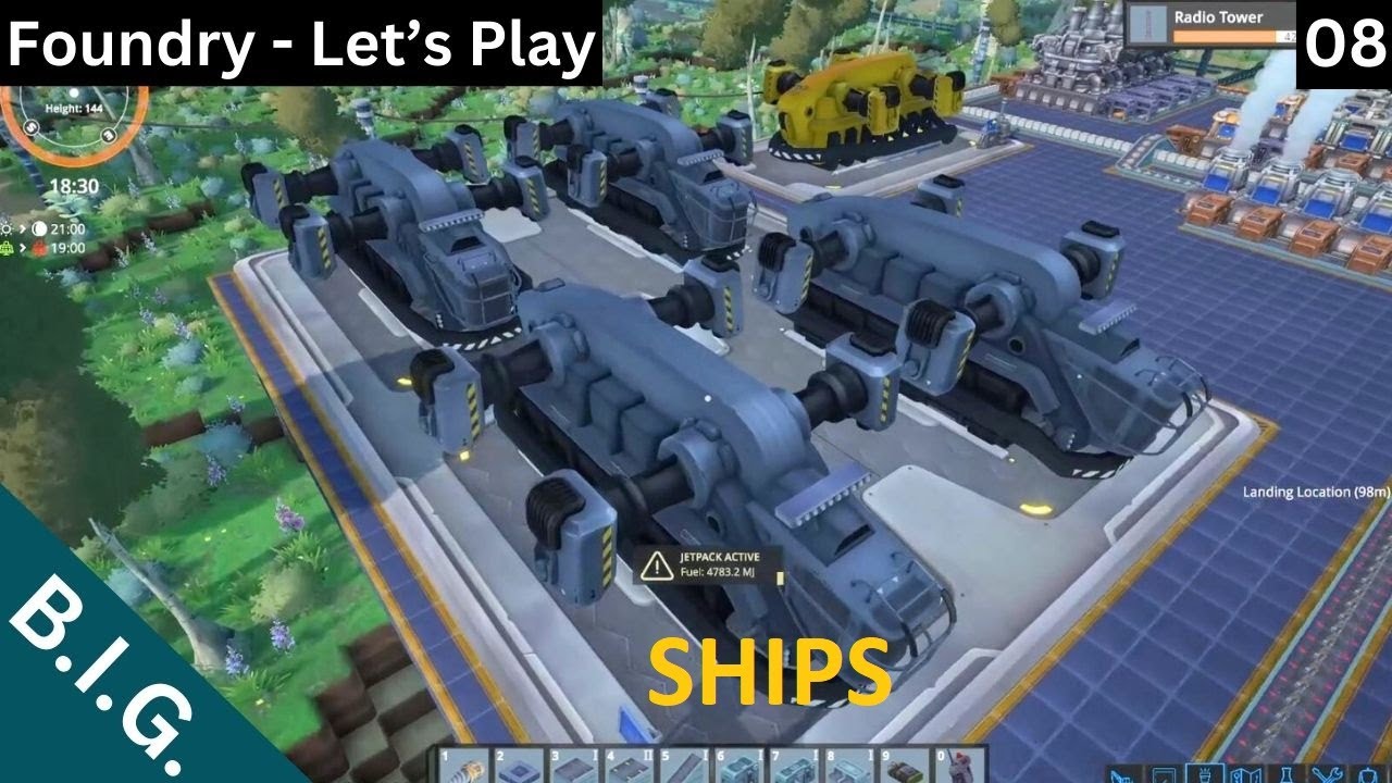 Foundry - Let's Play - More Power, New Unlocks and Ships - Ep.08 - YouTube