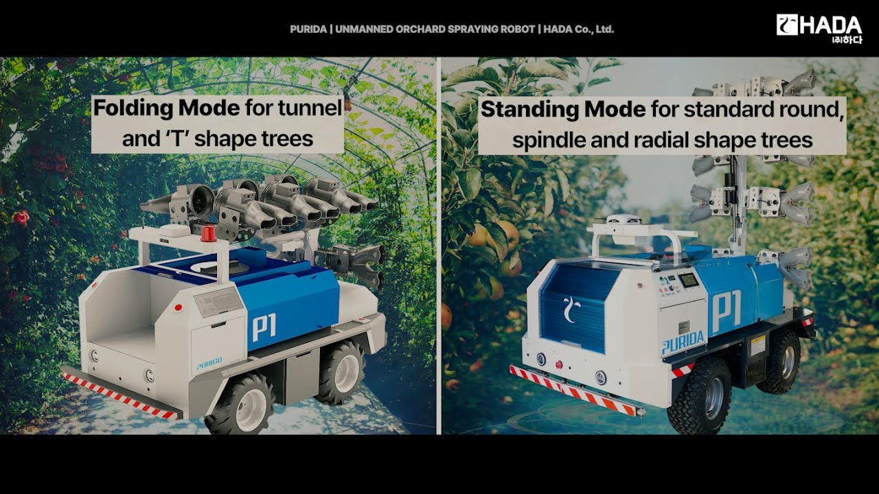 PURIDA - ORCHARD SPRAYING ROBOT FOR PEST CONTROL - YouTube