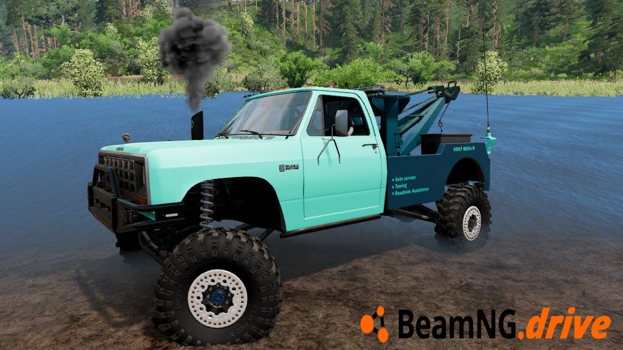 TAKING 1000HP CUMMINS TOW TRUCK IN SWAMP FOR RECOVERY! - BeamNG.drive ...