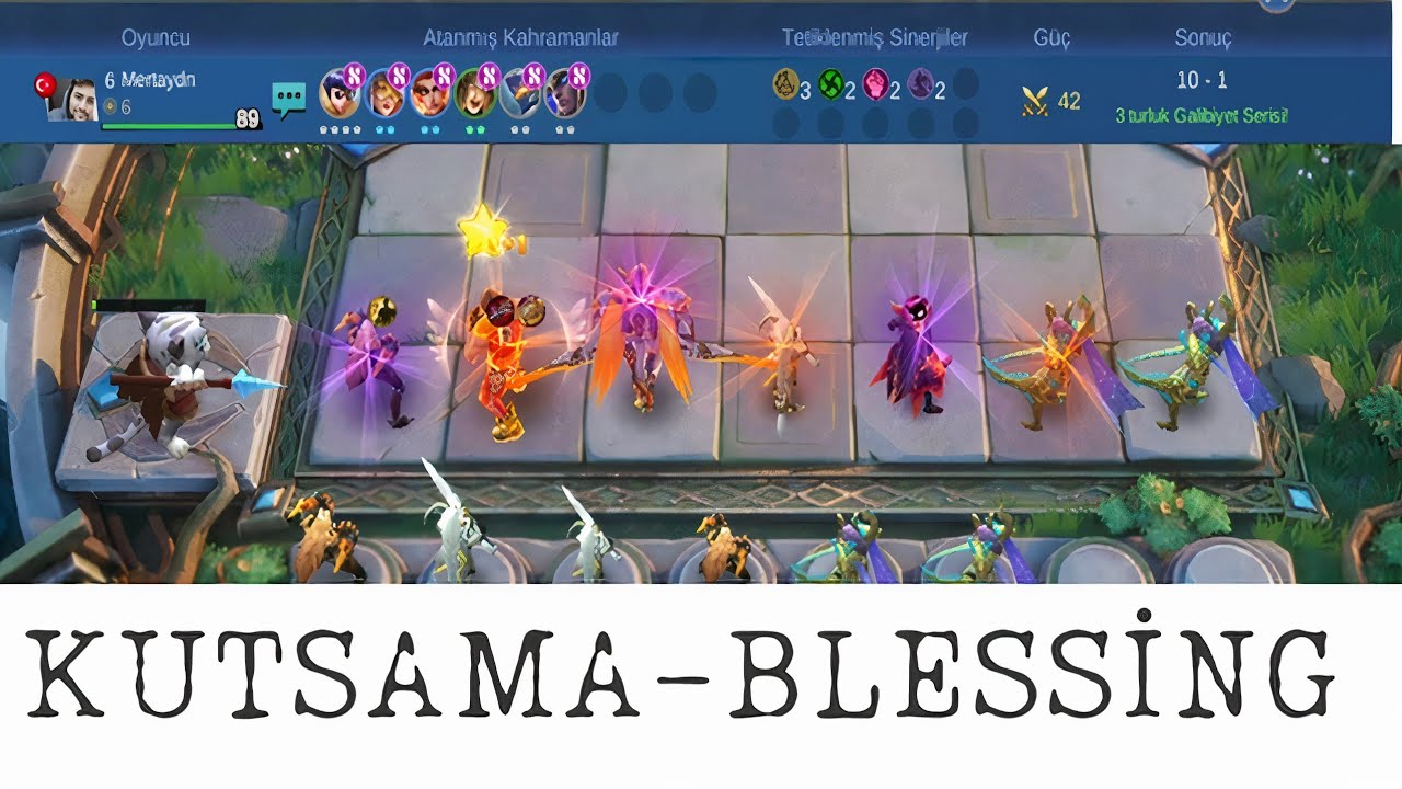 Magic Chess Kutsama (Blessing) olayı - 6 kutsanmış hero - YouTube