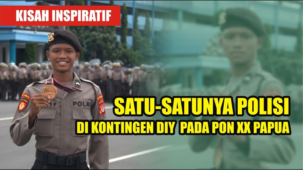 Polcast Polda Jogja #54 - SATU-SATUNYA POLISI PERAIH MEDALI PON XX DARI ...