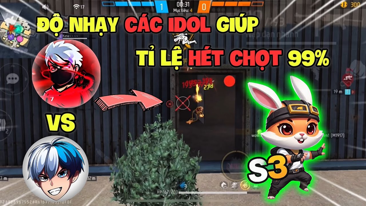 [FreeFire] HighLight Leo Từ Vàng Lên Top Server Khi Dùng Độ Của Các ...