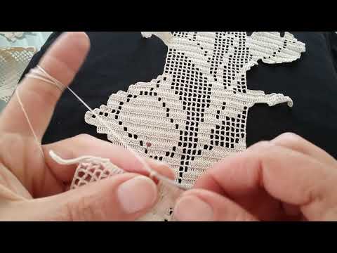 lale modeli  dantel arttırma teknikleri