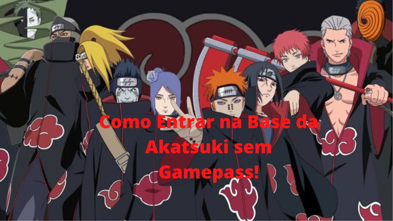 COMO ENTRAR NA BASE DA AKATSUKI SEM GAMEPASS! - (Shindo-Life) - YouTube