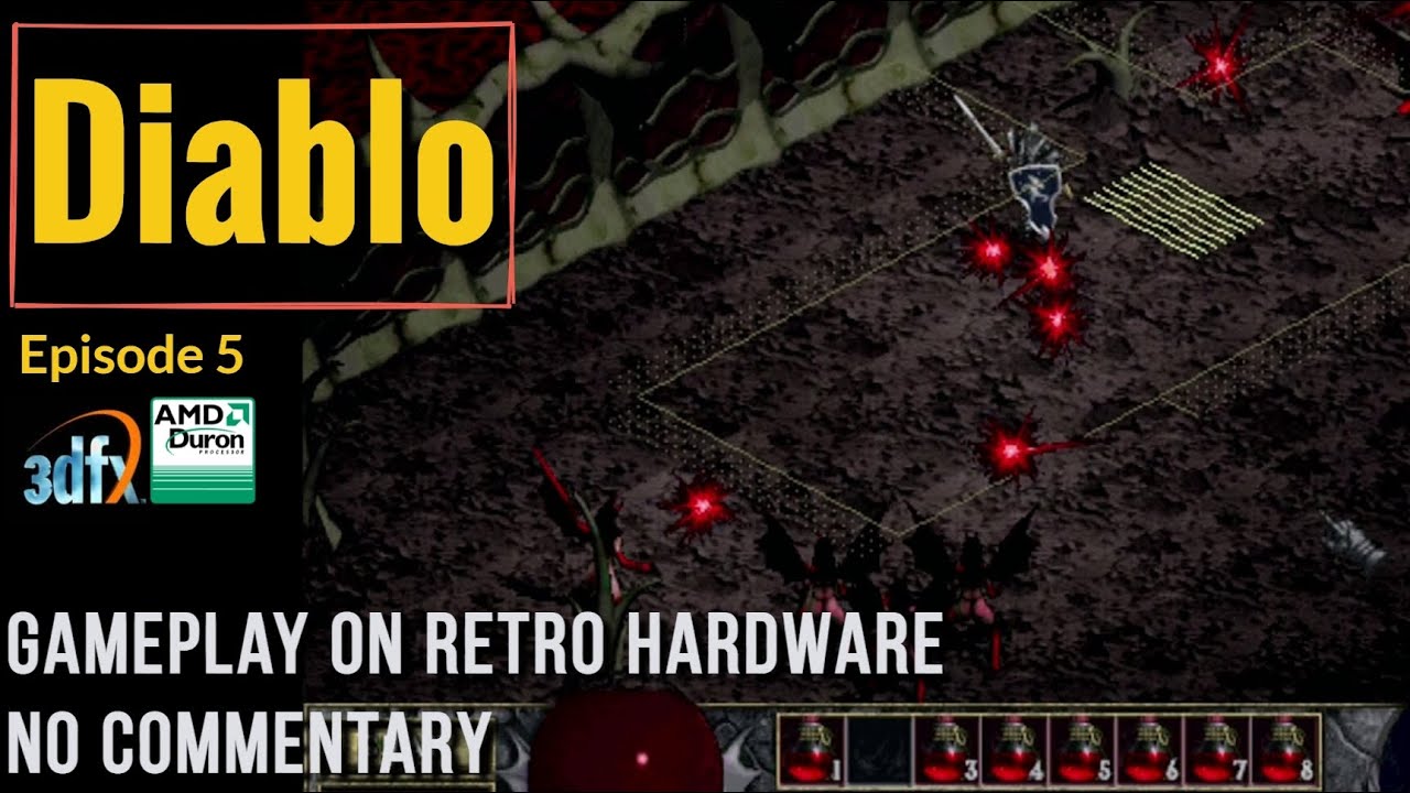 Diablo [Ep.5] - Retro PC Gameplay [3DFX Voodoo 3 - AMD Duron 950 ][No ...