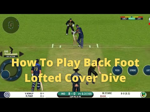 How to Play Back Foot Lofted Shot in Real Cricket 20 | Back Foot Lofted ...