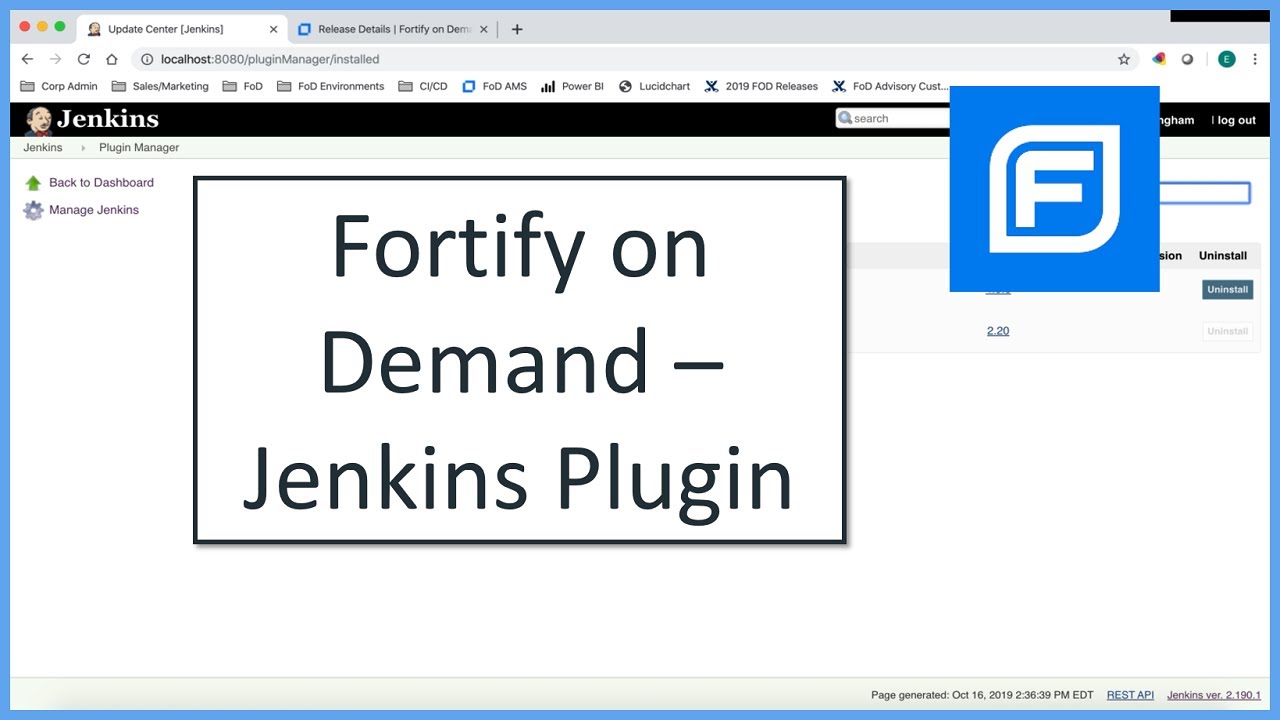 Fortify on Demand - Jenkins Plugin - YouTube