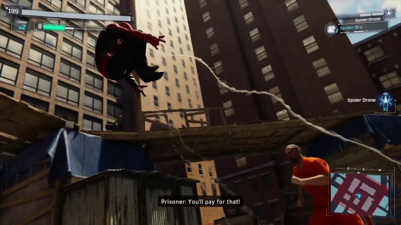 Marvel's Spider-Man (PS4) - Spider Drones+Spider Bro bot is pretty nuts ...