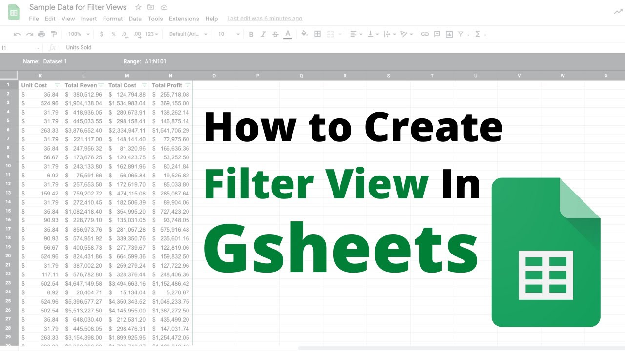 How To Create Filter View In Google Sheets In Under 2 Minutes how-to-create-filter-view-in-google-sheets-in-under-2-minutes