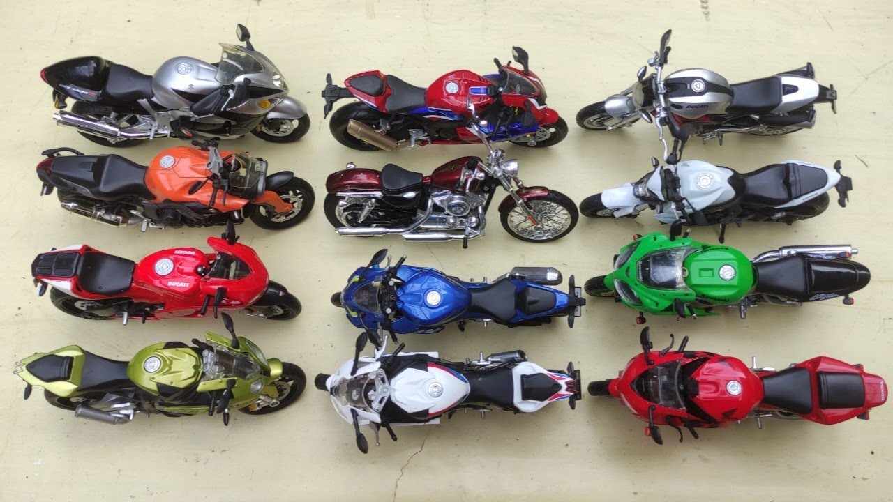 Diecast Motorcycles Collection 1/12 Scale, BMW Bikes, Suzuki, Ducati ...