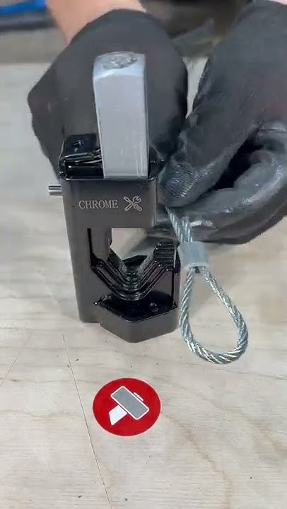 Инструмент для опрессовки кабельных наконечников 😉 - YouTube