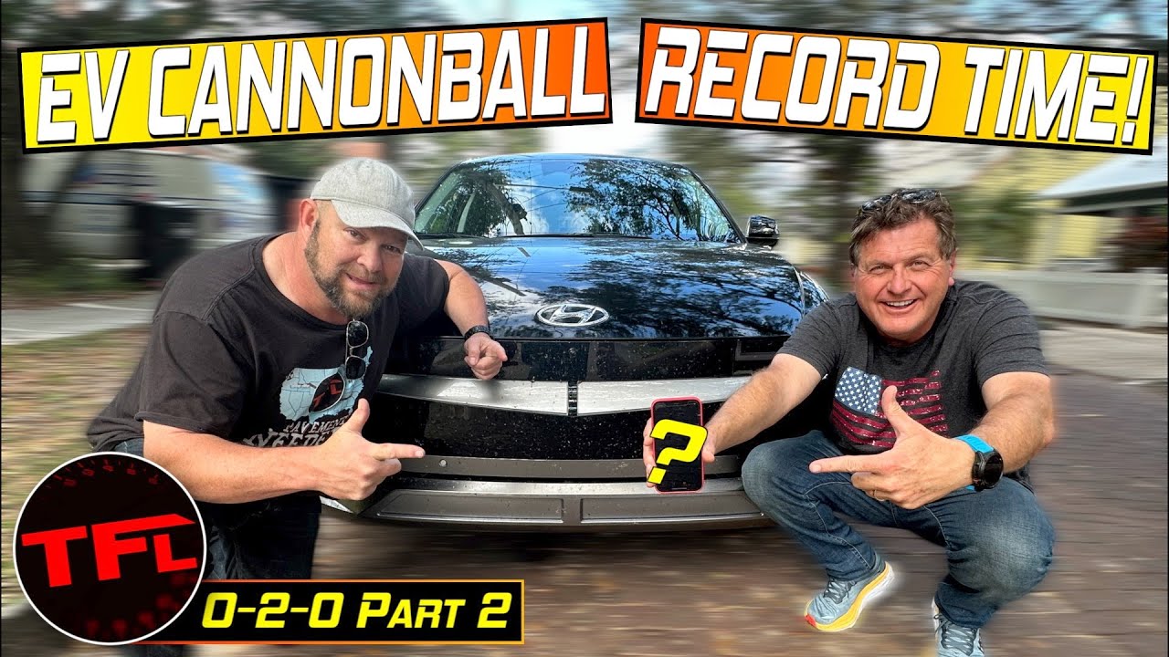 2,500 Miles - We SET a New Cross- Country EV Cannonball RECORD: Here's ...