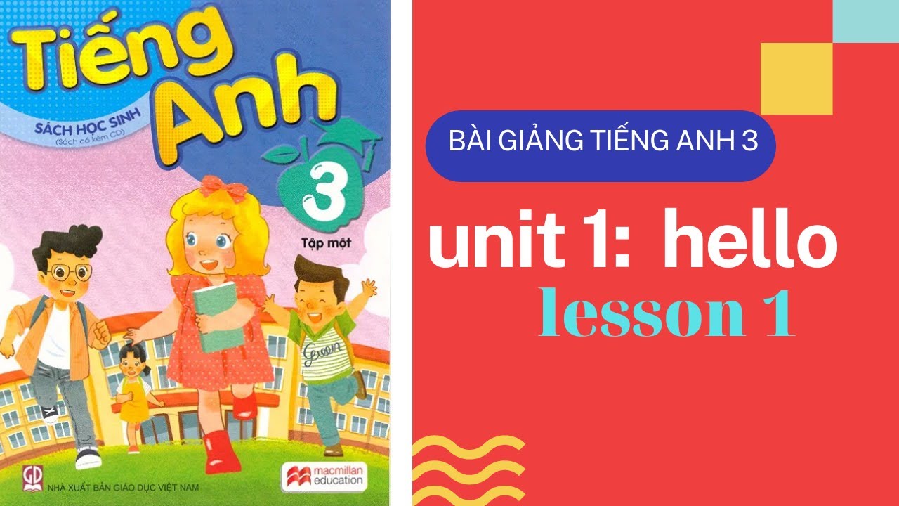 học trực tuyến tiếng anh 3 unit 1 lesson 1 hello(nhận tài liệu miễn phí ...