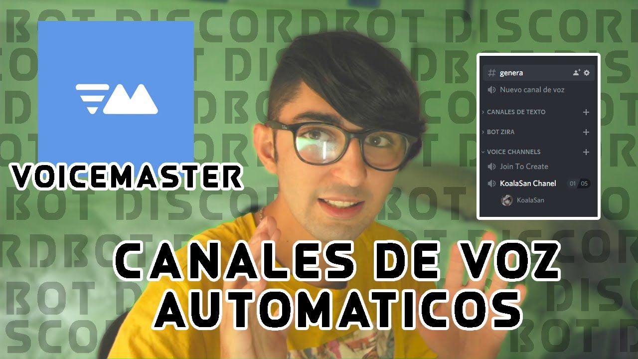 Voicemaster | canales de Voz🔊 Automáticos | Discord Bot 2021 - YouTube