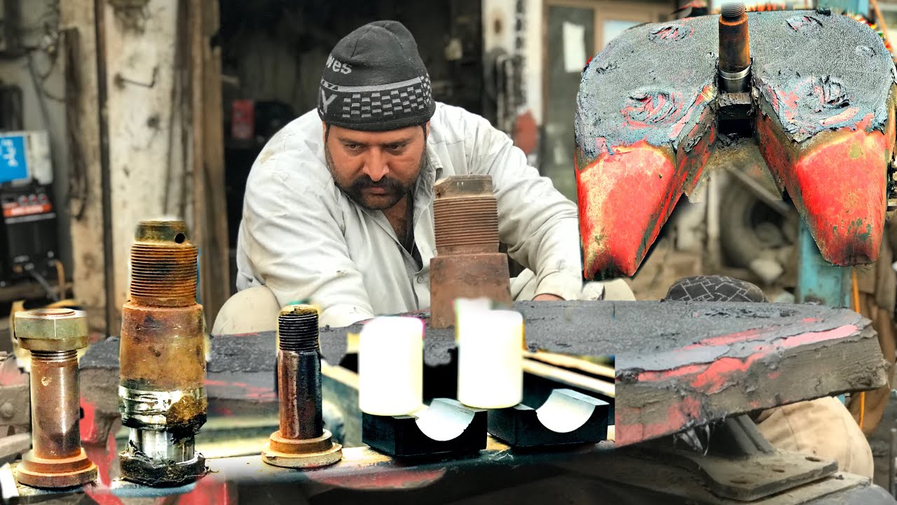 Fifth Wheel Full Restoration / Rebuild Tun Plate & Replace old Broken ...