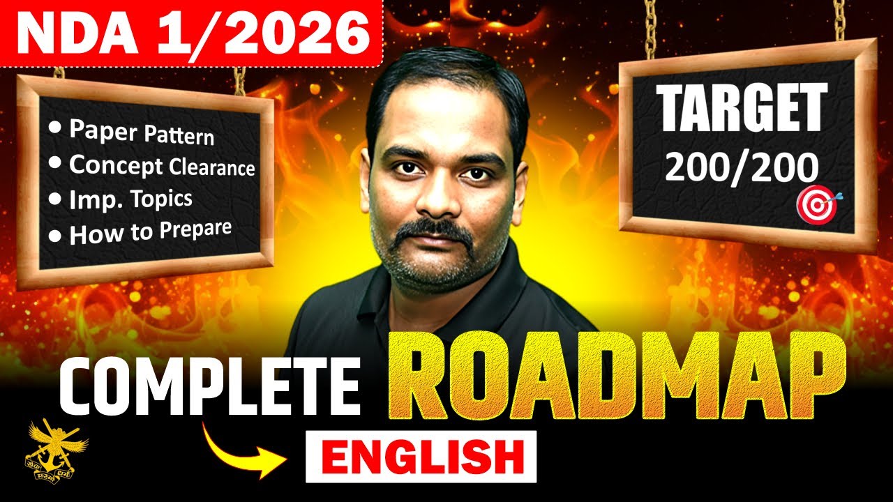 NDA English Classes 2026 | NDA English Syllabus 2026 | NDA Exam Paper ...