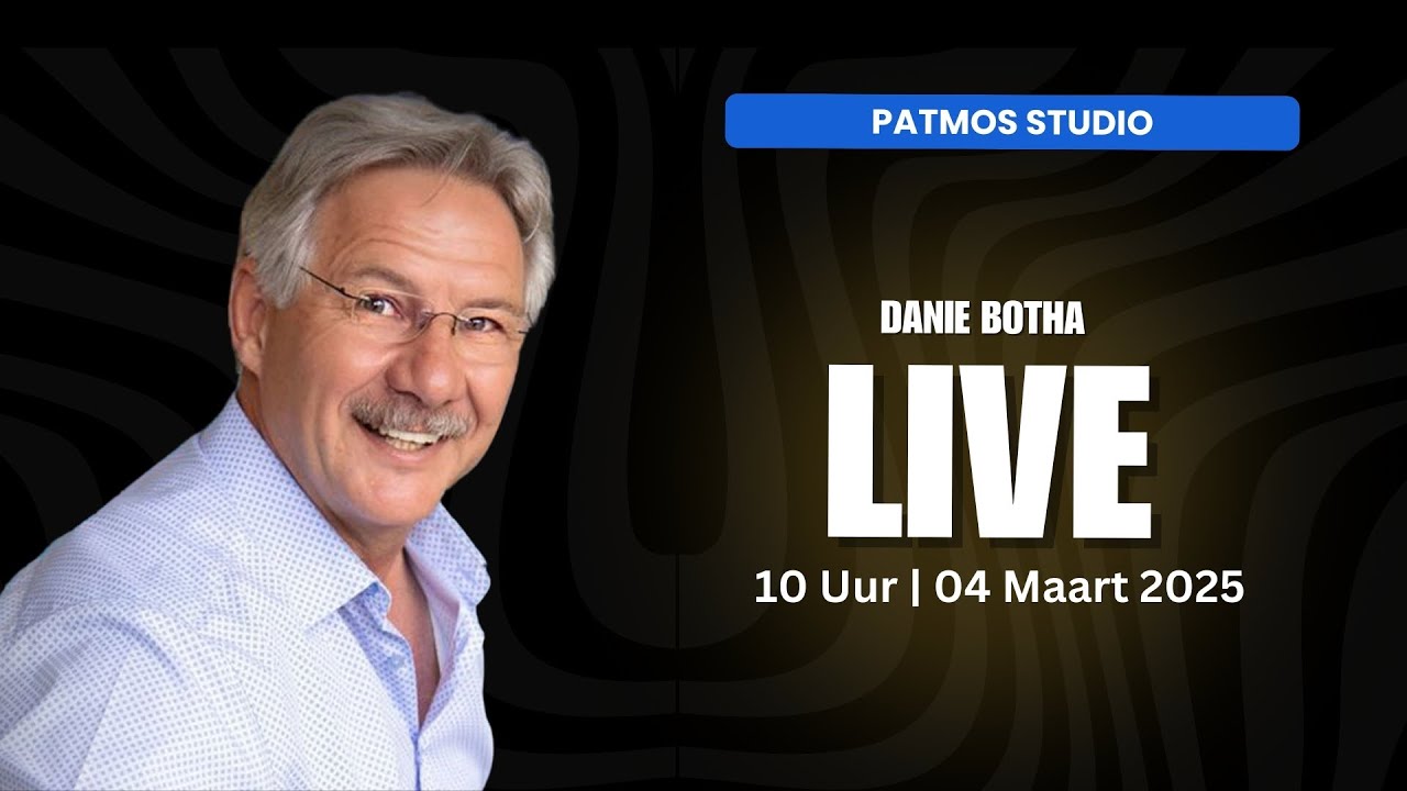 Danie Botha Live op Patmos Studio 04 Maart 2025 - YouTube