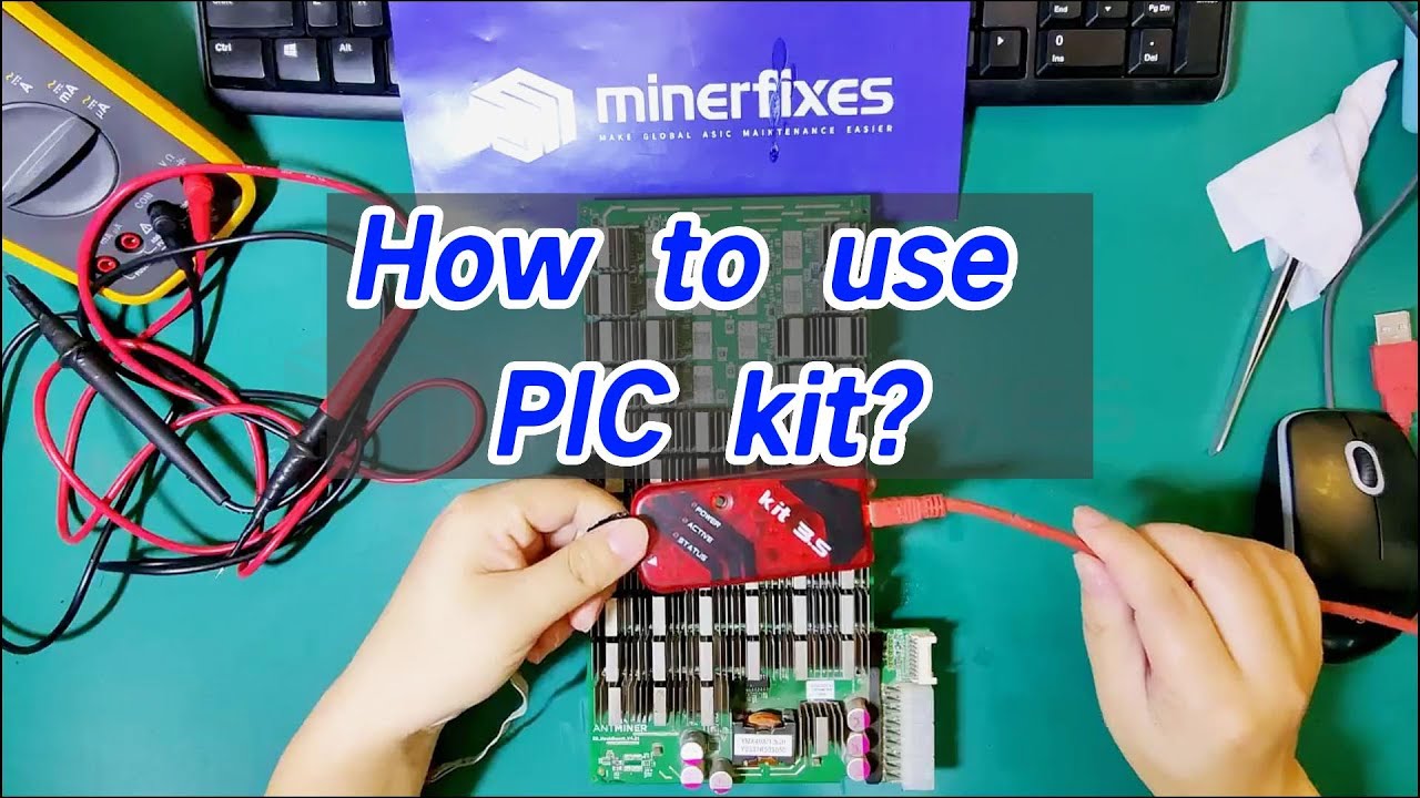 How to use PIC kit? PIC reprogramming for hashboard repair - YouTube
