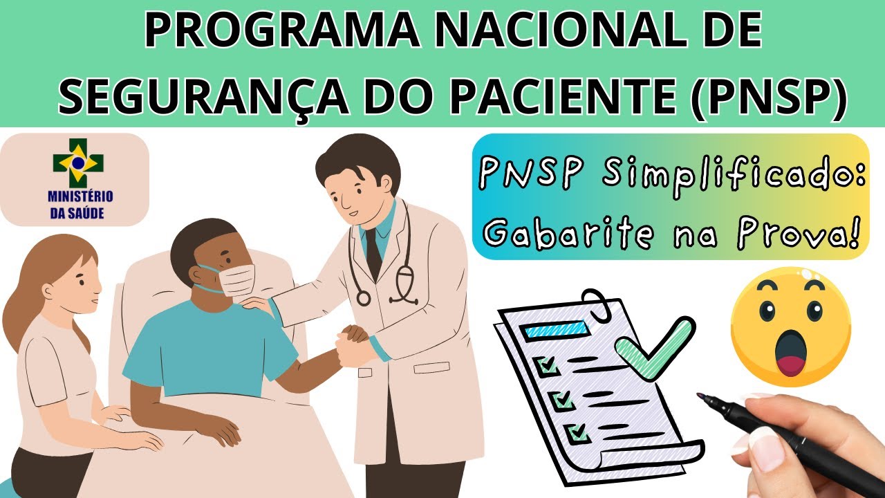 TUDO SOBRE O PROGRAMA NACIONAL DE SEGURANÇA DO PACIENTE (PNSP) - YouTube
