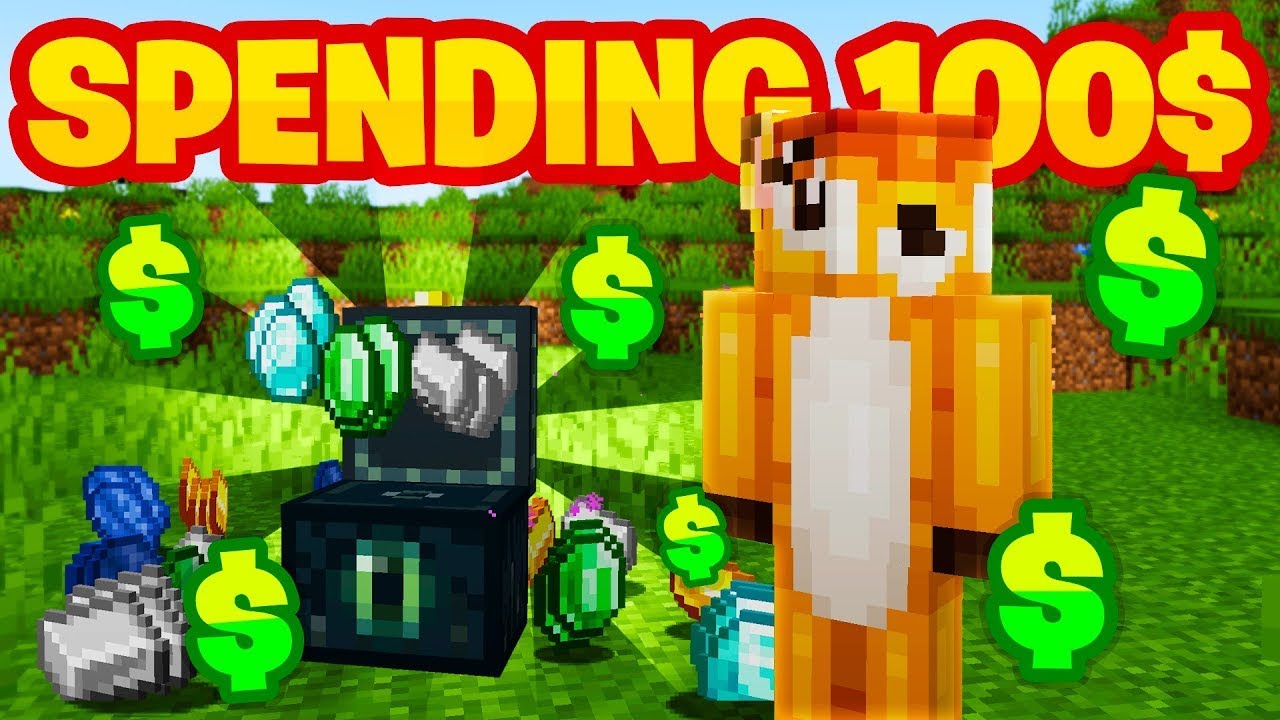 Spending $100 On My Minecraft Server! - YouTube