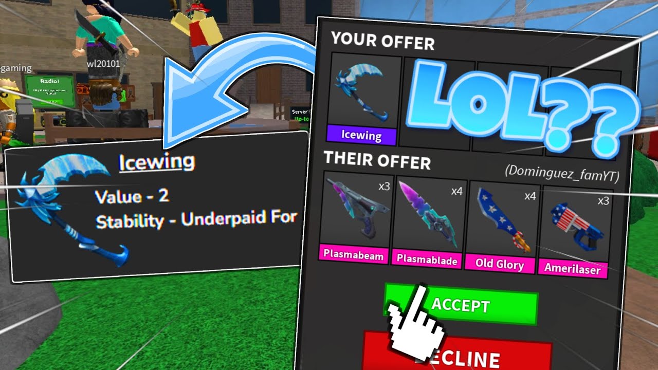 MM2 Trading Montage 3 (CRAZY OVERPAYS?!) Roblox Murder Mystery 2 - YouTube