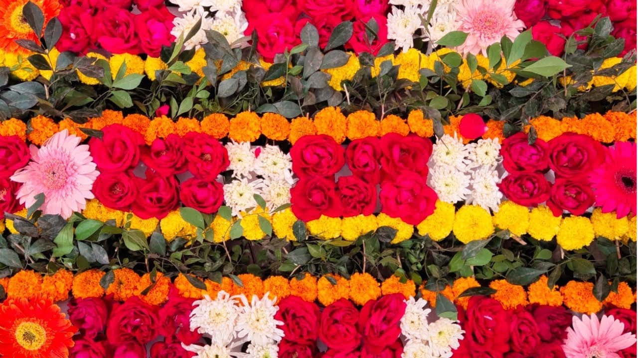 Flower design/very beautiful design of flower / flower lover - YouTube