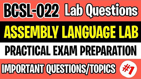 BCSL-022 Practical Exam Preparation | Solved Questions Paper | Bcsl 22 Lab Questions - YouTube