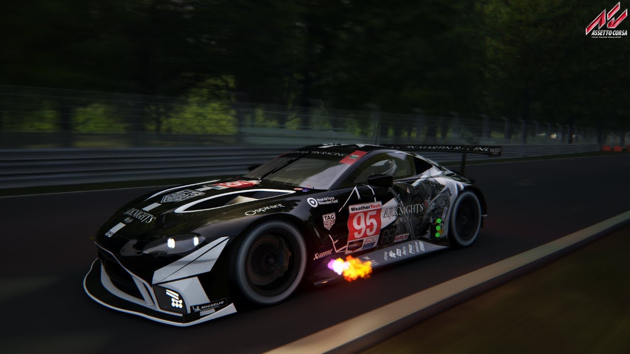 Assetto Corsa | Aston Martin V8 Vantage GTE Sound Mod - YouTube