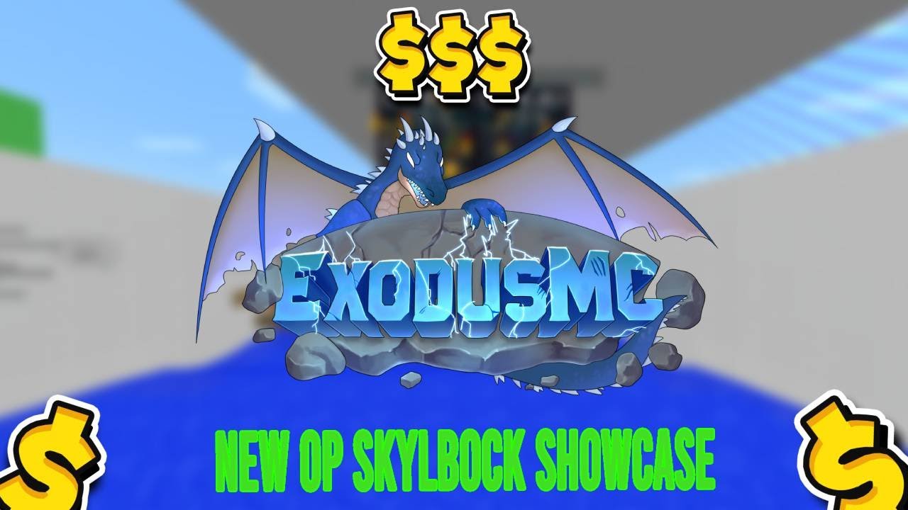 *BRAND NEW* OP SKYBLOCK SERVER! 💎ShowCase💎 | ExodusMC Ep1 - YouTube