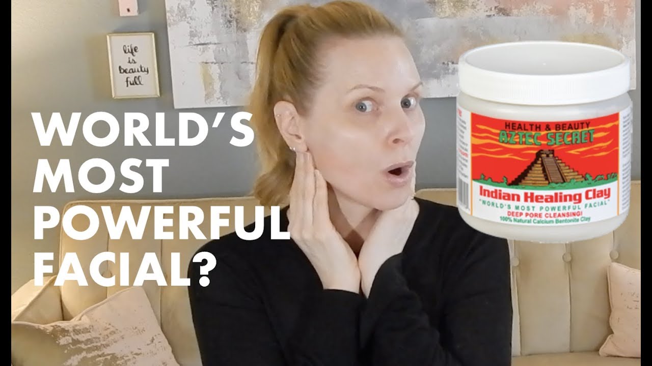 WORLD'S MOST POWERFUL FACIAL MASK? Indian Healing Clay First Impression ...
