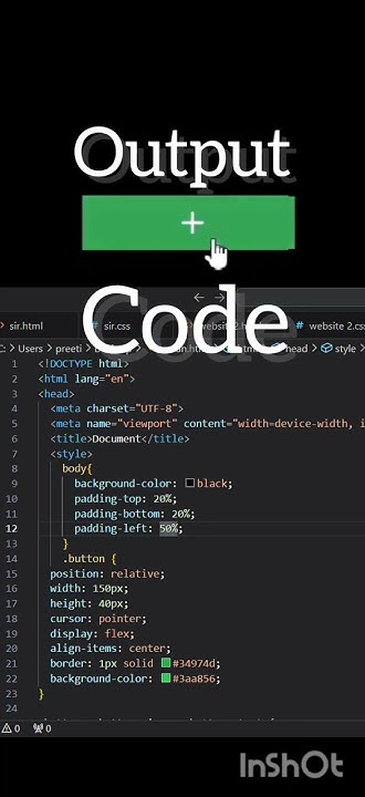 Button Animation In Html Css Coding Frontendcours Webdesign