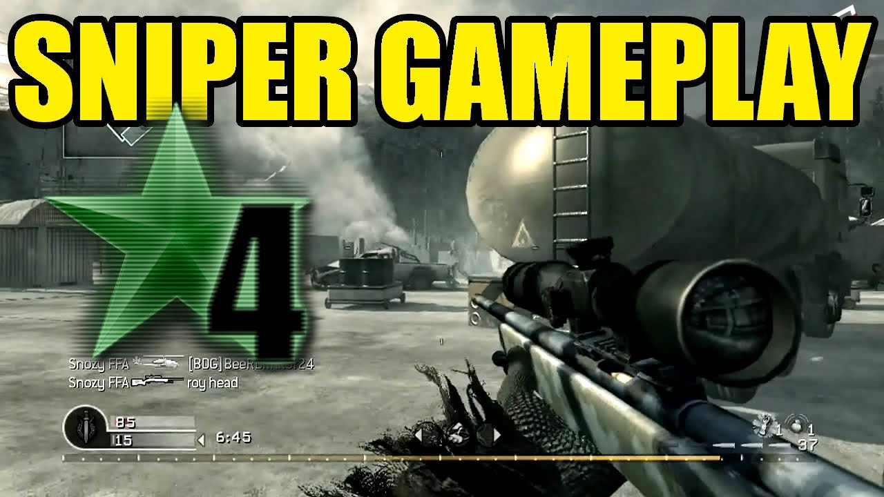COD4 FFA M40A3 Sniper gameplay | Retour aux sources | Iron SkyRRoZ ...