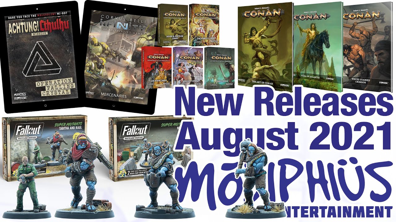 Modiphius New Releases - August 2021 - YouTube