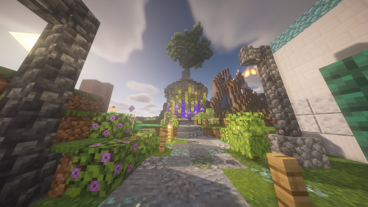 Minecraft | Custom Nether Portal Build Timelapse - YouTube