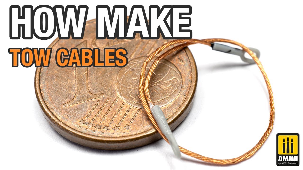 How to make Tow Cables for 1/72 scale models - YouTube