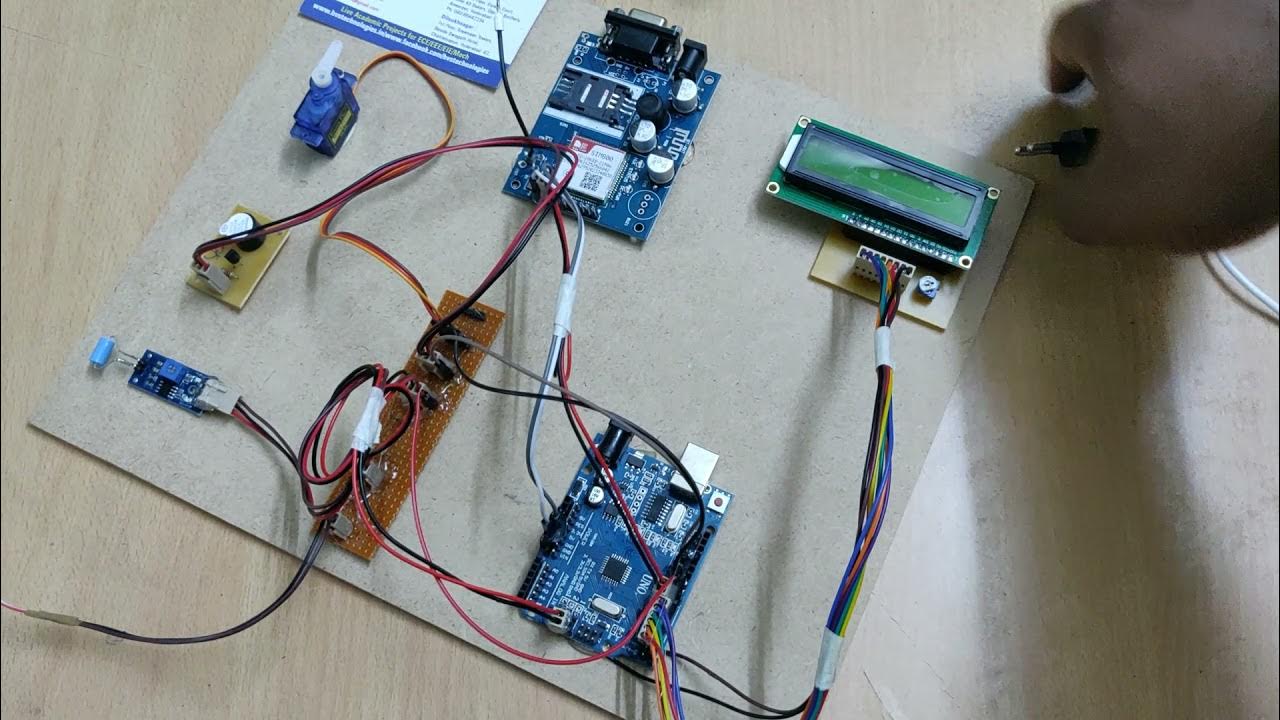 ATM Machine Security System with Vibration sensor and SMS alert and ...