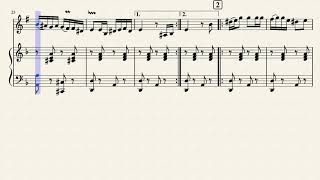 Hora lui Emil Croitor (Partitura Trompeta cu Pian) Chords - Chordify