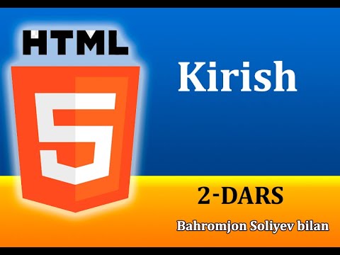 HTML darslari | 2. FrontEnd tushunchasi va dasturlash muhiti - YouTube