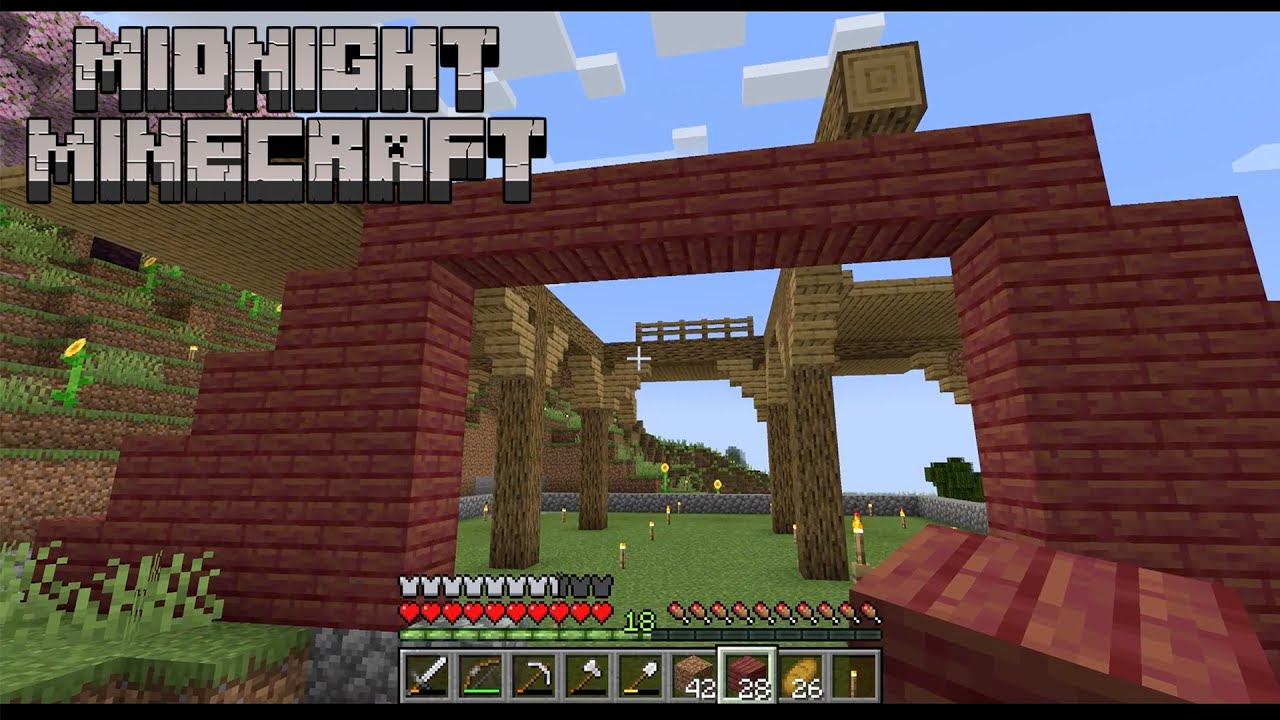 Building the Barn Door (Frame) :: Relaxing Minecraft Let's Play 1.21 ...