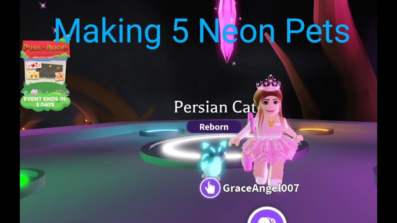 Adopt Me Update! Making 5 Neon Pets! 2x Money Weekend, Faster Pet Aging ...