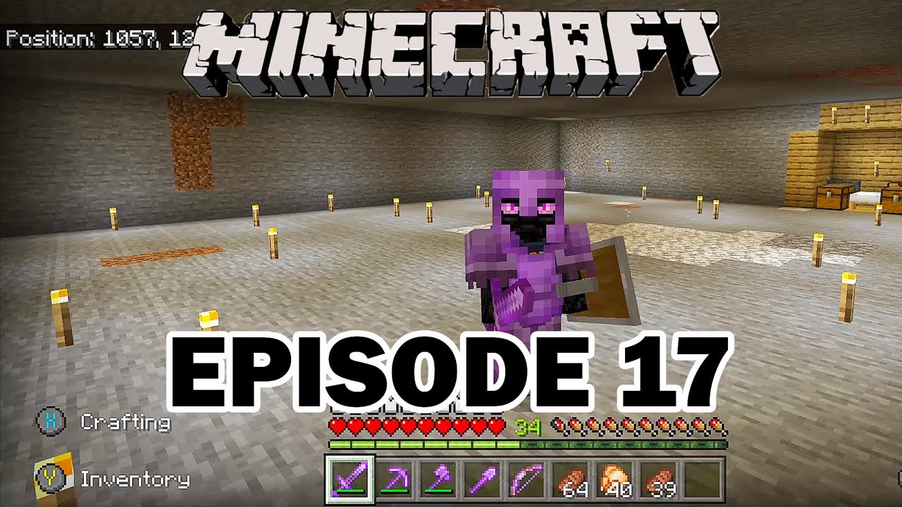 Minecraft Enchanting Netherite Armor and OP Bow - YouTube