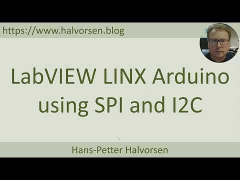 LabVIEW LINX and Arduino using SPI and I2C - YouTube