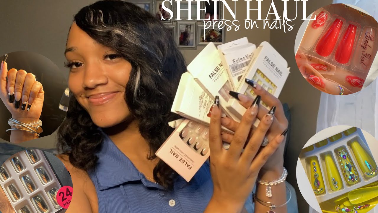 SHEIN PRESS ON NAIL HAUL*very pretty sets😍* - YouTube